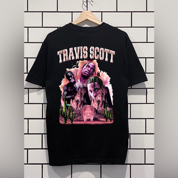 Shirts | Travis Scott Astroworld Houston Rap 9s Bootleg Concert Shirt ...